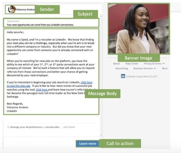 Sponsored InMail - How To Reach People On LinkedIn With Email